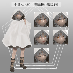 【立ち絵素材・男】銃を持った青年【表情5種】 - satoshi - BOOTH