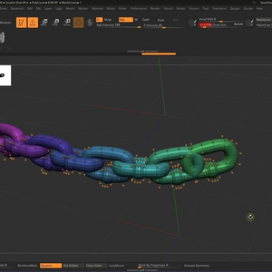 ロープブラシ .zbpファイル ( ZBrush rope brush ) - 八極堂 - BOOTH