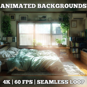 Vtuber Background Animated, Animated Background, stream room background ...