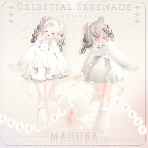 VRC用ヘアスタイル「StellarCascade」【Fleza/マヌカ対応】 - BUGAISYA - BOOTH