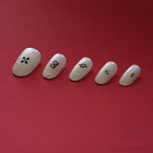 音楽記号2 ネイルシール - puikko（4/11〜15発送休止） - BOOTH