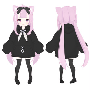 【VRoid正式版】FREE CUTE KITTY BERET VroidStudio custom item HAIR ACCESSORY ...