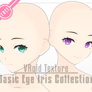 VRoid Texture - Edgelight Eye Iris Set - LittleMoxie's Madhouse - BOOTH