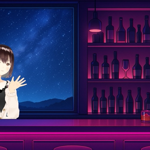 【動く背景セット】アクアリウムバー配信素材｜VTuber・雑談・飲み配信に最適｜高品質BGM付き - StreamBox（ストリームボックス） - BOOTH