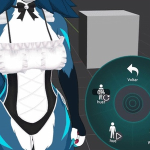 Novabeast Dolphin Wear + Emo Hair - mezufi - BOOTH