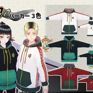 [VRoid]肩出しショート丈ダウンジャケット - Off-Shoulder Short Down Jacket - 萬屋 をろし - BOOTH