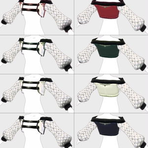 [VRoid]肩出しショート丈ダウンジャケット 黒 - Off-Shoulder Short Down Jacket Black - 萬屋 を ...