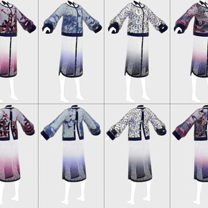 [VRoid]肩出しショート丈ダウンジャケット - Off-Shoulder Short Down Jacket - 萬屋 をろし - BOOTH