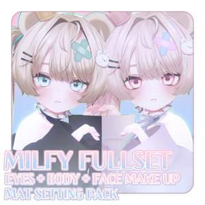 [ Milfy / ミルフィ ] White Eye MakeUp + EYE SET - Minoko - BOOTH