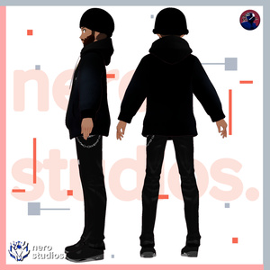 Vroid female and male outfit and hairstyle preset and all texture ...