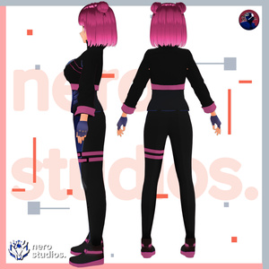 Vroid female and male outfit and hairstyle preset and all texture ...