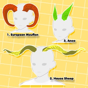 [VROID] 7 Bandana Style Template - V.Y Atelier - BOOTH