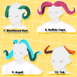 [VROID] 7 Bandana Style Template - V.Y Atelier - BOOTH