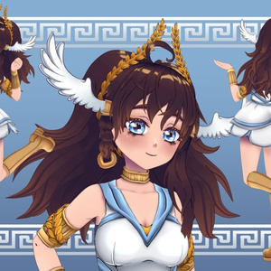 [Vroid] Flower Crown Hair Preset - onlyvirtualrae - BOOTH