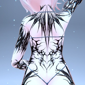 🖤🌹BlackRose SIO Tattoo / ブラックローズSIOタトゥー🖤🌹 - DRAGOSHELBY - BOOTH