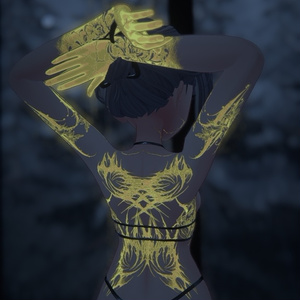 🖤🌹BlackRose SIO Tattoo / ブラックローズSIOタトゥー🖤🌹 - DRAGOSHELBY - BOOTH