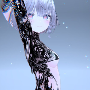 🖤🌹BlackRose SIO Tattoo / ブラックローズSIOタトゥー🖤🌹 - DRAGOSHELBY - BOOTH