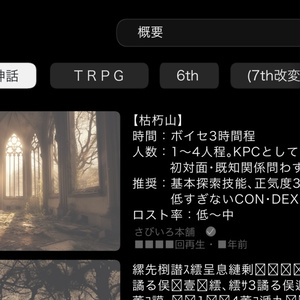 【CoCシナリオ】プレアデスの追蹤【SPLL:E197270】 - さびいろ本舗 - BOOTH