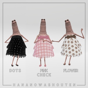 [無料] [VRChat想定] Flower ring 6set +one - はなのわ商店 - BOOTH