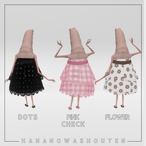 [無料] [VRChat想定] Flower ring 6set +one - はなのわ商店 - BOOTH