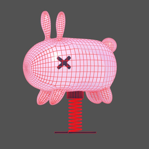 Goth Lolita Bunny Outfit Set †𓆩♡𓆪† ゴスロリタバニー 衣装 セット 3D Model Unitypackage Modular Avatar ...