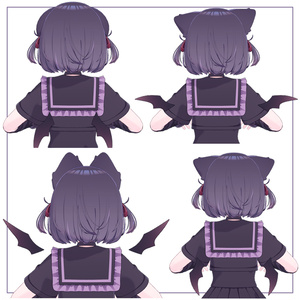 真冬 Mafuyu Kemomimi Animation (ear,tail) - marshmallo - BOOTH