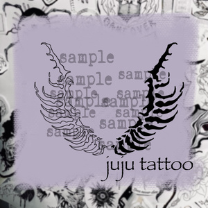 【VRC】Wing tattoo texture 翼モチーフタトゥー【ANGEL・DEVIL/天使・悪魔】 - 樹.ink - BOOTH