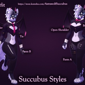 Novabeast Incubus Outfit (VRChat PC and Quest Compatible) - Kureshu - BOOTH