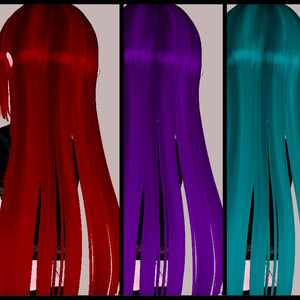 [ Vroid ] [Colorful Melody - Strawberry Blonde ] 6 Hair Textures ...