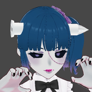 【VRoid】 Mermaid ear マーメイド耳 (hair) - sonohoka - BOOTH