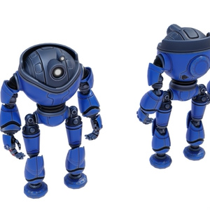 Retro Tubebot 2.0 VRchat Avatar & Game Asset - Travelling Merchant - BOOTH