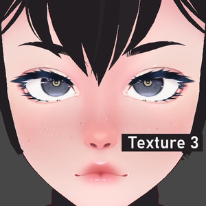 【VRoid正式版】【色変更可】【女性】肌、体、胸、顔、鼻テクスチャー／【VRoid Stable Ver.】【Color ...