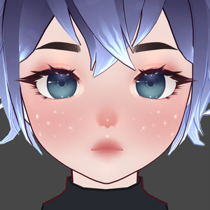 Soft Girl Skin Texture for VRoid (Face and Body) - mooshibee - BOOTH