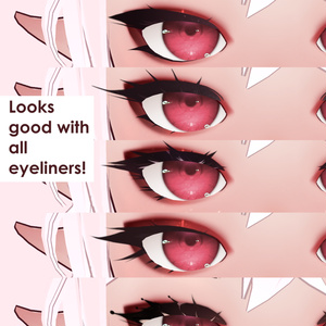 Detailed Cat Eyes and Eye Highlight - VRoid - mooshibee - BOOTH