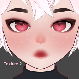 Soft Girl Skin Texture for VRoid (Face and Body) - mooshibee - BOOTH