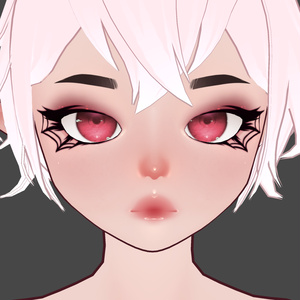 Sparkly Lip Gloss - VRoid Lip Texture Pack - mooshibee - BOOTH