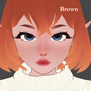 Face Freckles - VRoid Texture Pack - mooshibee - BOOTH