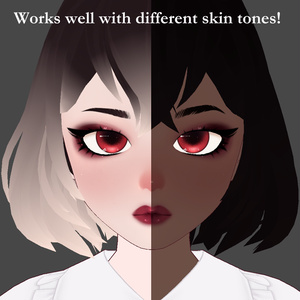 Soft Girl Skin Texture for VRoid (Face and Body) - mooshibee - BOOTH