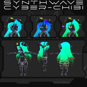 Cyber Succubus - Runa/Luna Material and Texture Set - VRChat - yargon ...