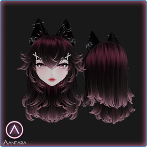 Alva Hair - Assets by Aantara - BOOTH