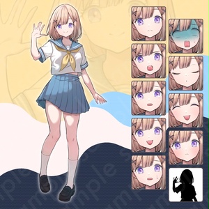 【ペン画立ち絵素材】SF系・近未来の装備キャラクター男女6人セット・ファンタジー - 素材POMPACK - BOOTH