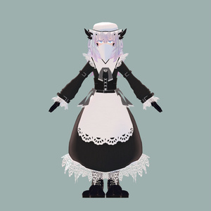 VRChat想定モデル シロオリヒメ【shiro orihime ~白澱姫~ 】 - なまもの錬金工房 - BOOTH