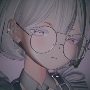 【VRChat向け】pierced earrings_cross 1.1 - Roadworks - BOOTH