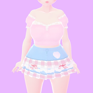 【VROID 】FREE Bow Sweater ୨୧ - princesaboutique - BOOTH