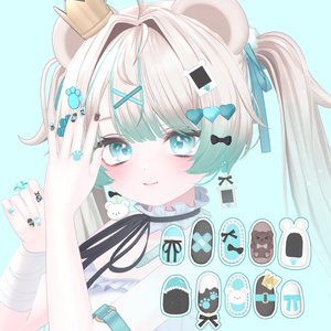 🐼Panda Accessories🐼【MA対応】#arupaka_VRC - arupaka - BOOTH