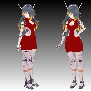 VRChat Runa/Luna - Short Hair - LKModels - BOOTH