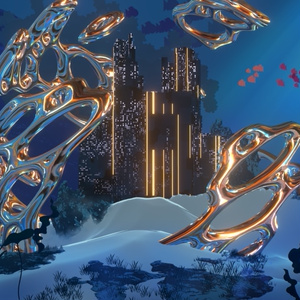 Animated Background - Mystical Flowers - syjeiarts - BOOTH