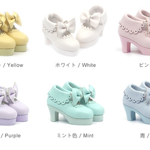 Baby Kumako等 26cmドール用 ギンガム苺ワンピース&くま耳 Baby Kumako等 26cmドール用 ギンガム苺ワンピース&くま耳