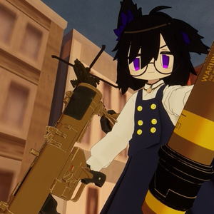 "Pwrongel" Launcher, Functional Gimmick Gun for VRChat Avatar [MA ...