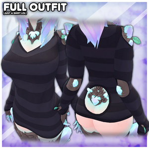 [VRChat] Cropped Hoodie for Cyant - kitsu - BOOTH